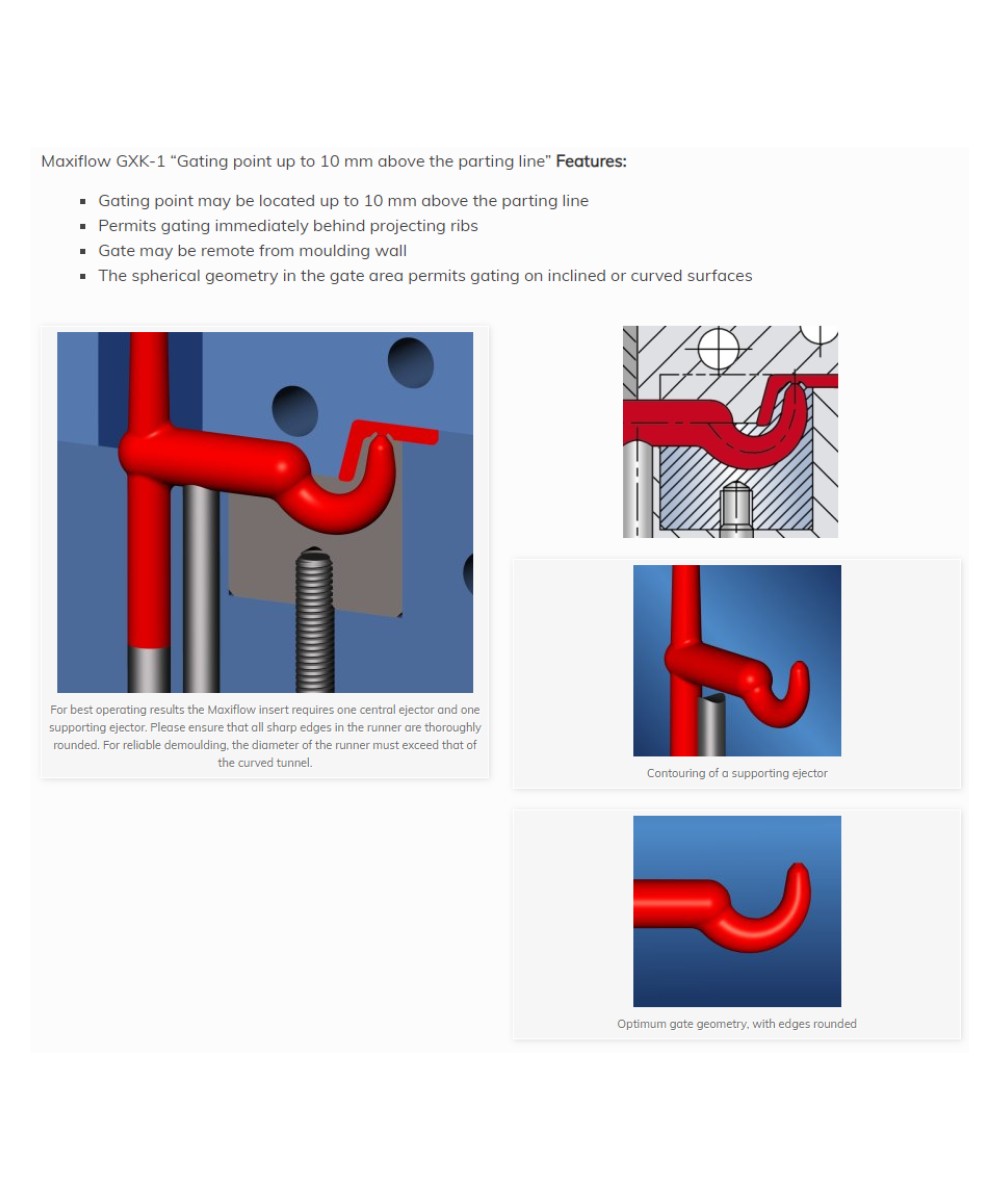 Maxiflow GXK - Gate Insert | 0.7 mm | Maxiflow GXK-1
